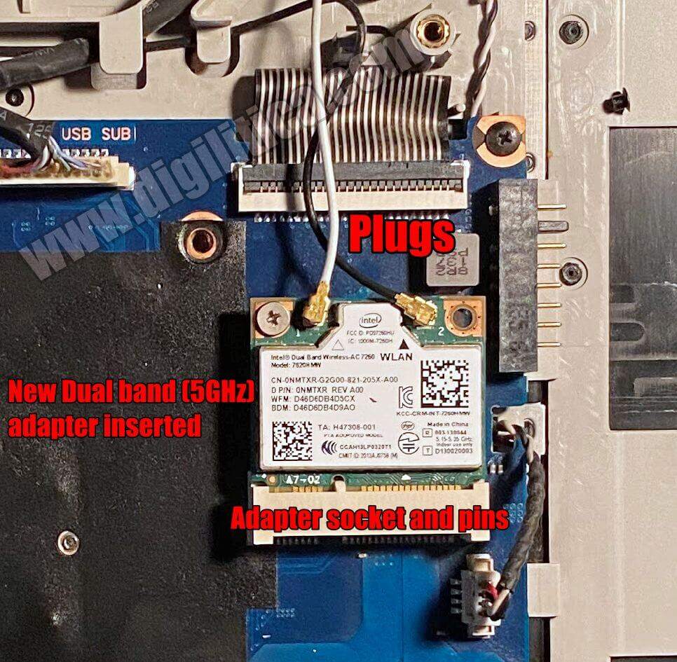 How to upgrade wifi adapter from 2.4G to 5G dual-band. (5GHz)